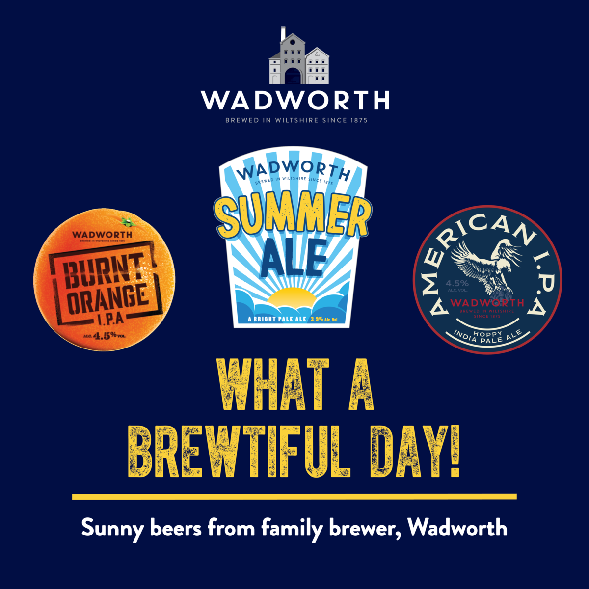 Wadworth brews 3 new ales for summer 2019 - Wadworth